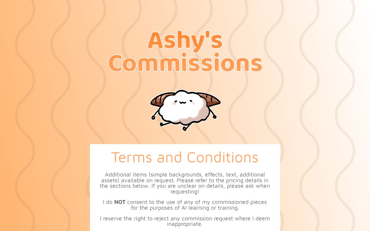 Ashy's Commissions